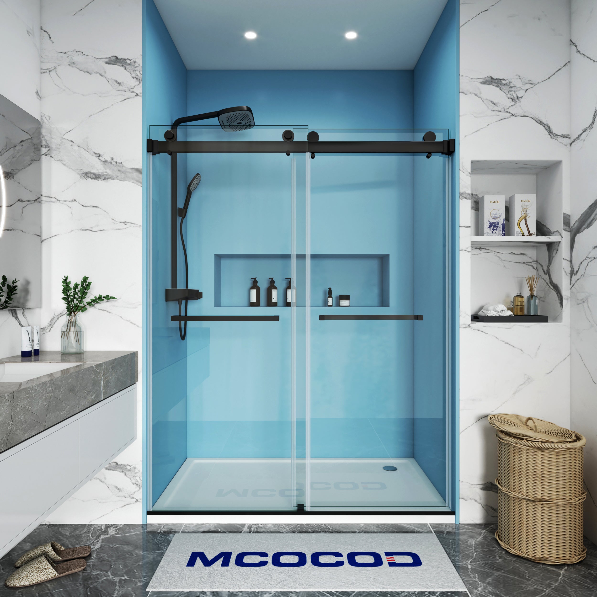 How To Measure and Install MCOCOD DS01 Shower Door?